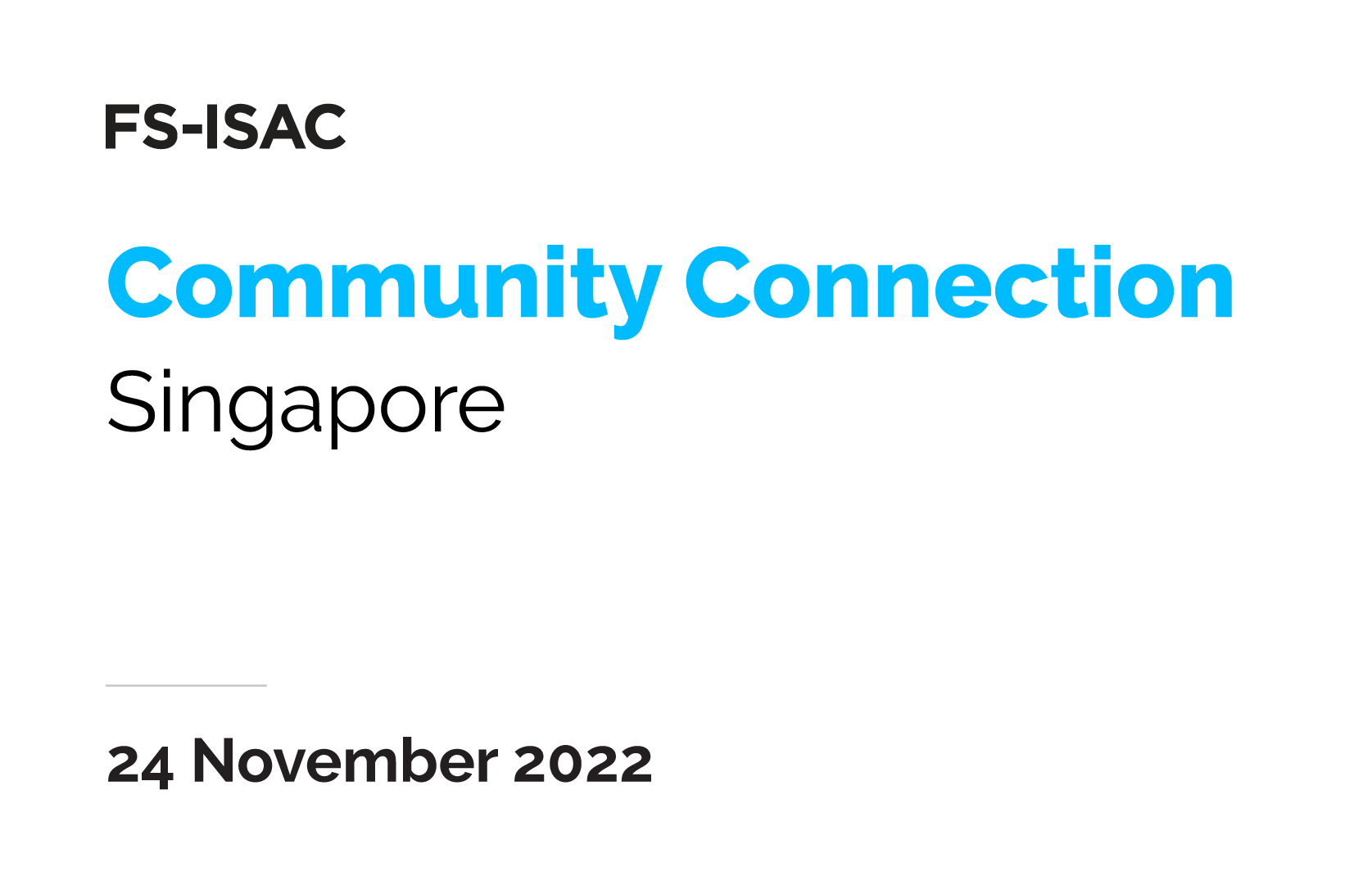 FS-ISAC Upcoming Events, Summits, Webinars and Exercises